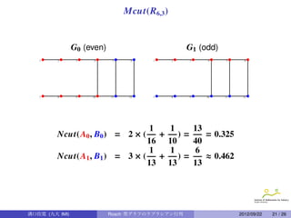 Graph partitioning and characteristic polynomials of Laplacian matrics ...