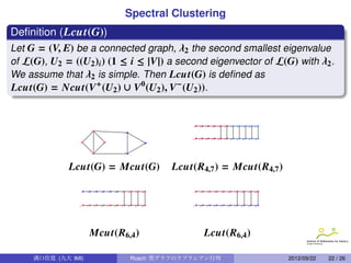 Graph partitioning and characteristic polynomials of Laplacian matrics ...