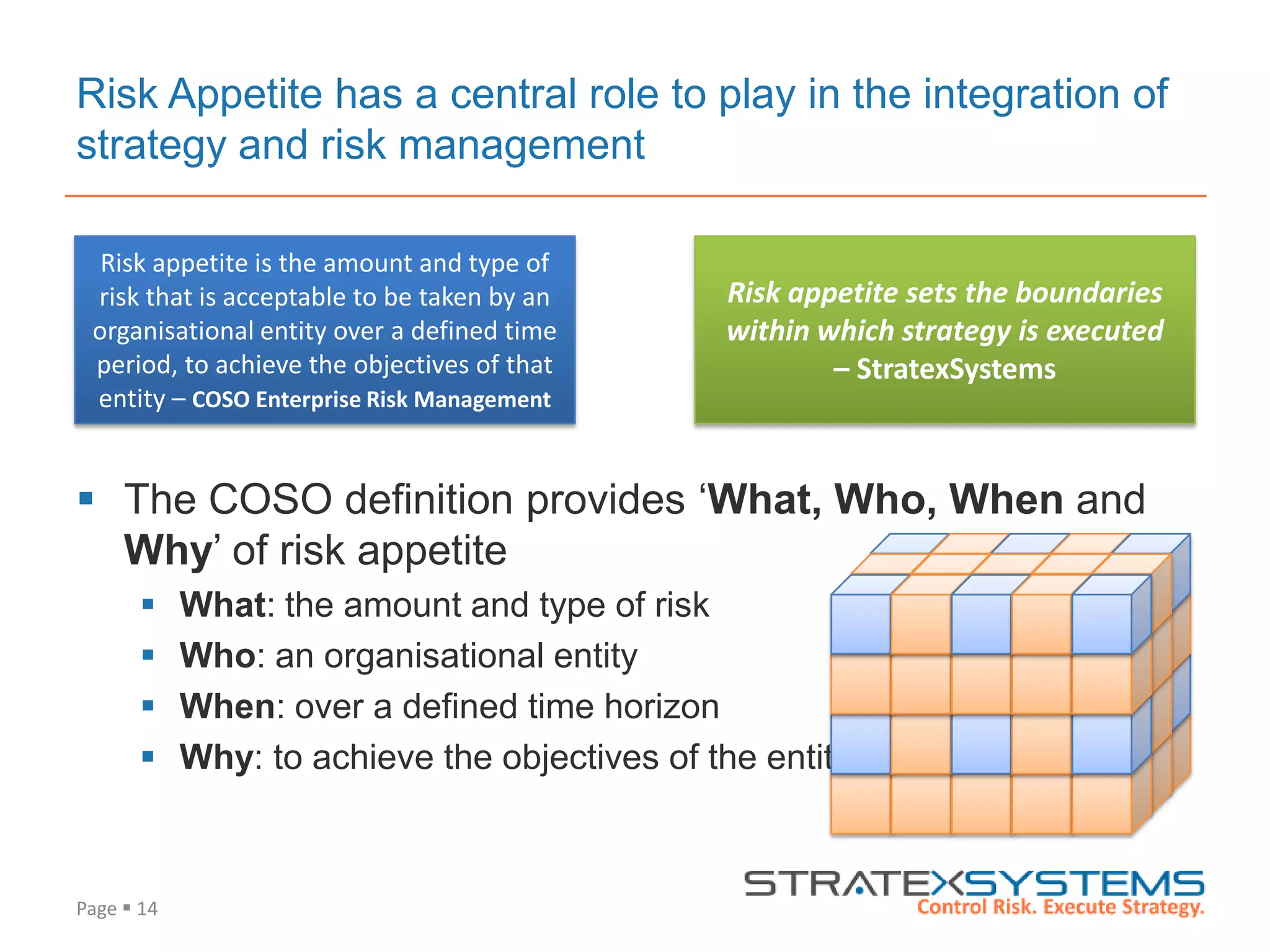 Integrating Risk into your Balanced Scorecard | PPTX