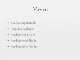 Reading Data into R REVISED | PPT