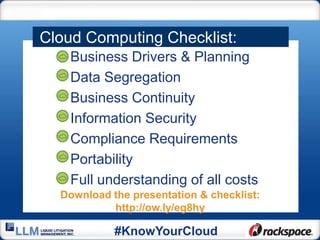 Cloud Computing: What Organizations Need to Know Before Moving to the Cloud | PPT