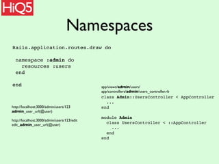 Rails Routing and URL design | PPT
