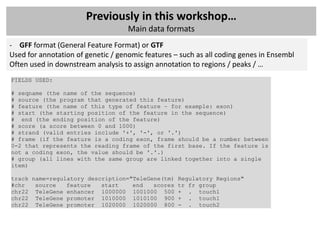 Workshop NGS data analysis - 2 | PPTX