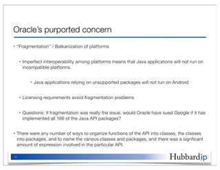 Oracle v Google: How Can You Protect Computer APIs | PPT