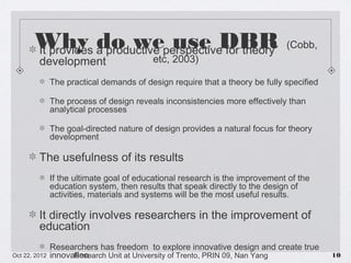 Understand Designed Based Research | PDF | Educational Assessment ...
