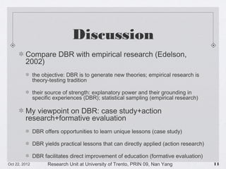 Understand Designed Based Research | PDF | Educational Assessment | Education