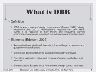 Understand Designed Based Research | PDF | Educational Assessment ...