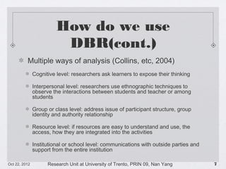Understand Designed Based Research | PDF | Educational Assessment ...