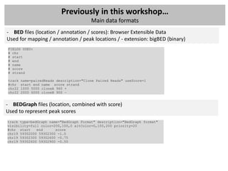 Workshop NGS data analysis - 3 | PPTX
