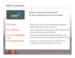 20121024 smw con_fall_michael_erdmann_agile_knowledge_management_with_smw+ | PDF | Databases ...