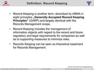 [EN] Records Management: Definitions, Principles, Standards and Trends ...
