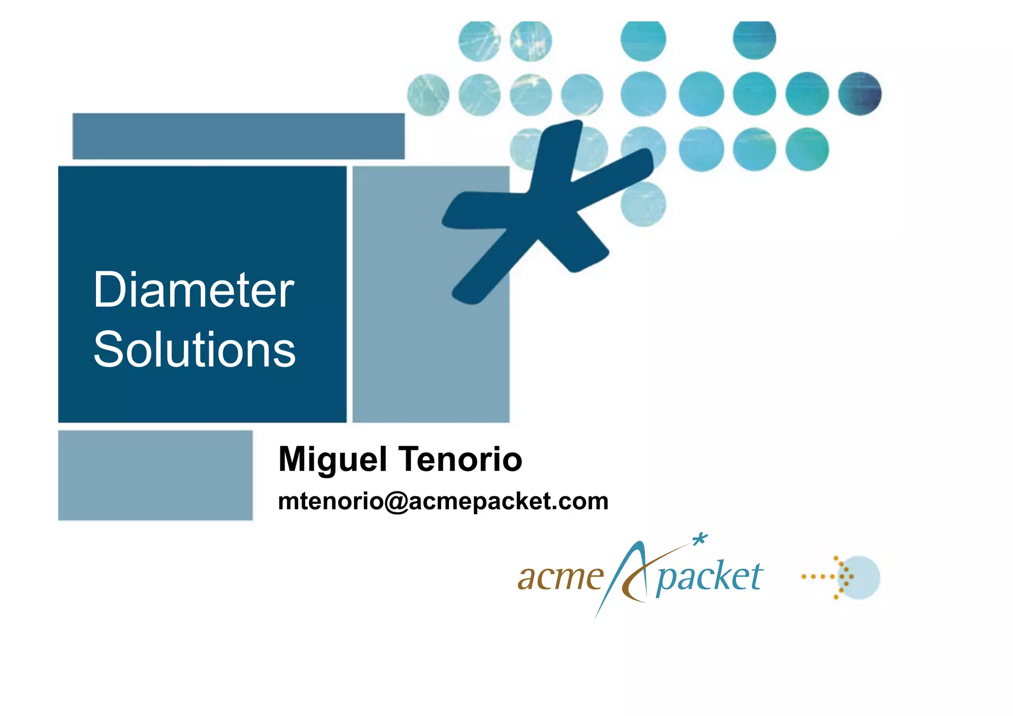 20121105 acme packet diameter rev4 (mt) | PDF