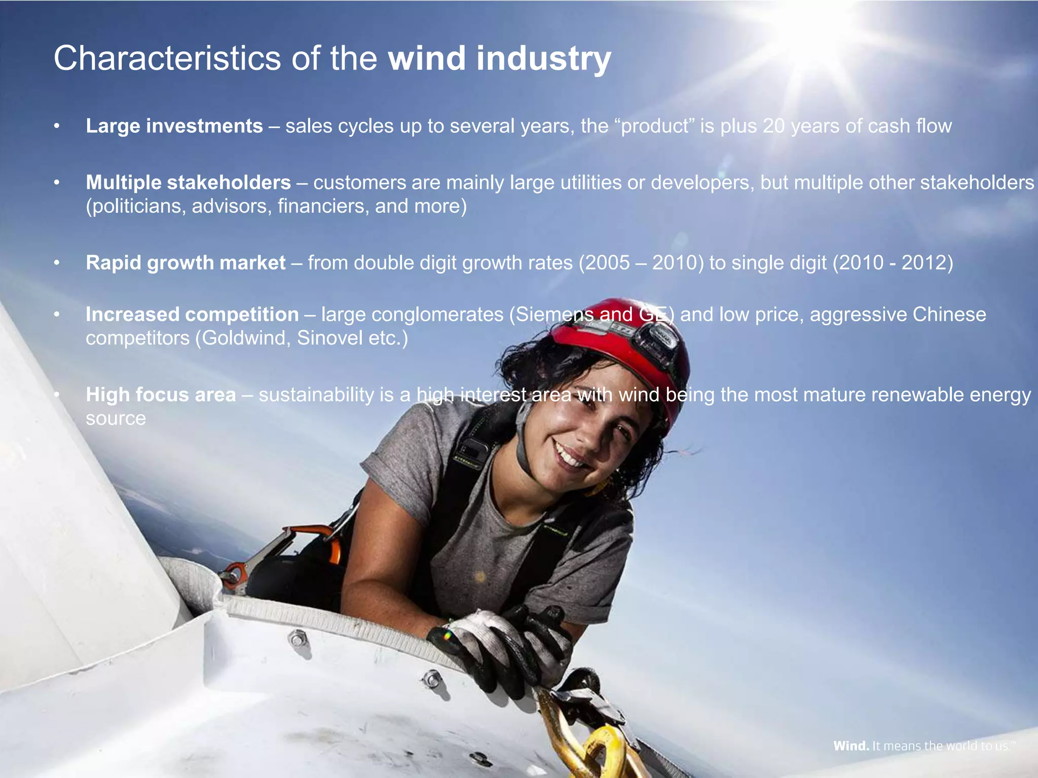 JBoye Presentation_Vestas_2012 | PPTX | Business | Business and Finance