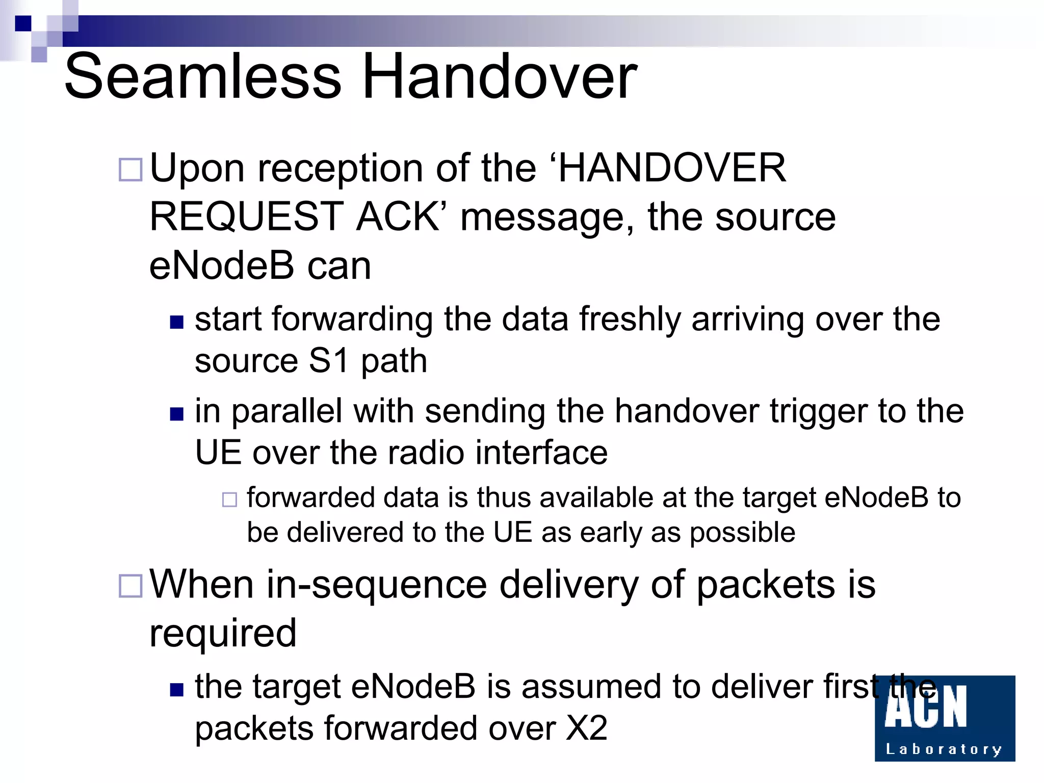 20121120 Handover In Lte Pptx Computer Networking Computing