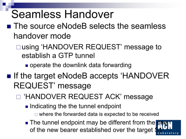 20121120 Handover In Lte Pptx Computer Networking Computing