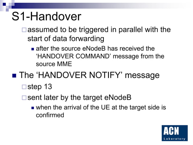 20121120 Handover In Lte Pptx Computer Networking Computing