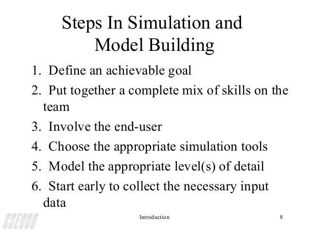 Simulation Powerpoint Lecture Notes