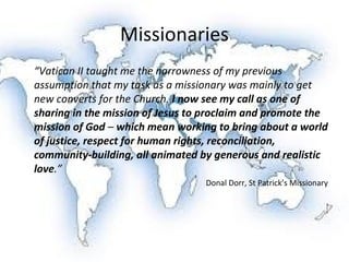 Decree Ad Gentes on the missionary Activity of the Church | PPT