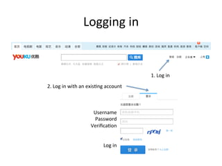 Getting started on Youku | PDF