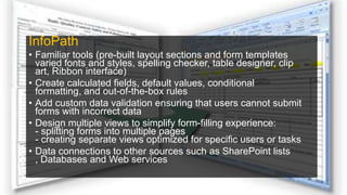 SharePoint Saturday UK 2012 - End User InfoPath and SharePoint Designer ...