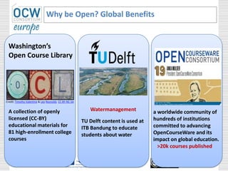 OpenCourseWare in Europe | PPT