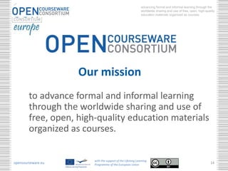 OpenCourseWare in Europe | PPT