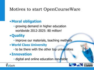 OpenCourseWare in Europe | PPT