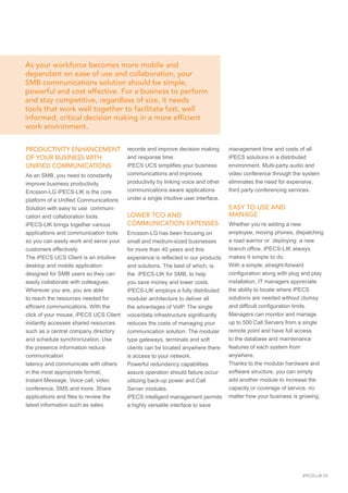 iPECS LIK Brochure | PDF
