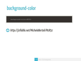 #5 - CSS3 Gradients and Backgrounds | PPT