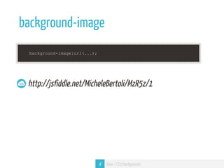#5 - CSS3 Gradients and Backgrounds | PPT