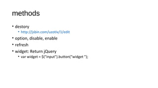 20121228 jqueryui - button - By Nat | PPT | Web Design and HTML | Internet