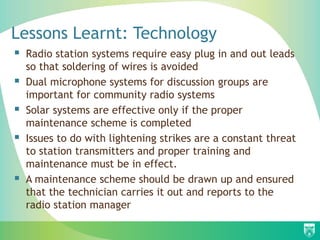 Radio for Learning | PPTX