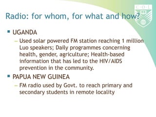 Radio for Learning | PPTX