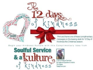 12 Days of Kindness TotallyToni.com