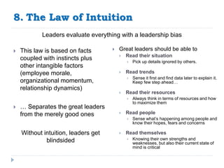 The 21 Irrefutable Laws Of Leadership Ppt | PDF