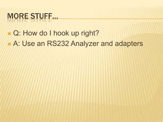 2012 1 arduino_rs232 | PPTX | Computer Peripherals | Computing