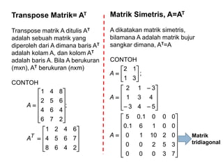 Matriks dan Determinan | PDF