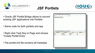 Working with Portlets in ADF and Webcenter | PPT