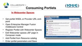 Working with Portlets in ADF and Webcenter | PPT
