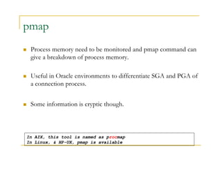 pstack, truss etc to understand deeper issues in Oracle database | PPT