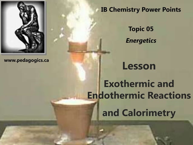 Lesson : Enthalpy and Calorimetry | PPTX | Chemistry | Science