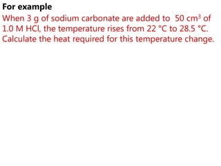 Lesson : Enthalpy and Calorimetry | PPTX