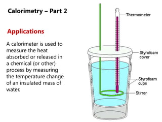 Lesson : Enthalpy and Calorimetry | PPTX