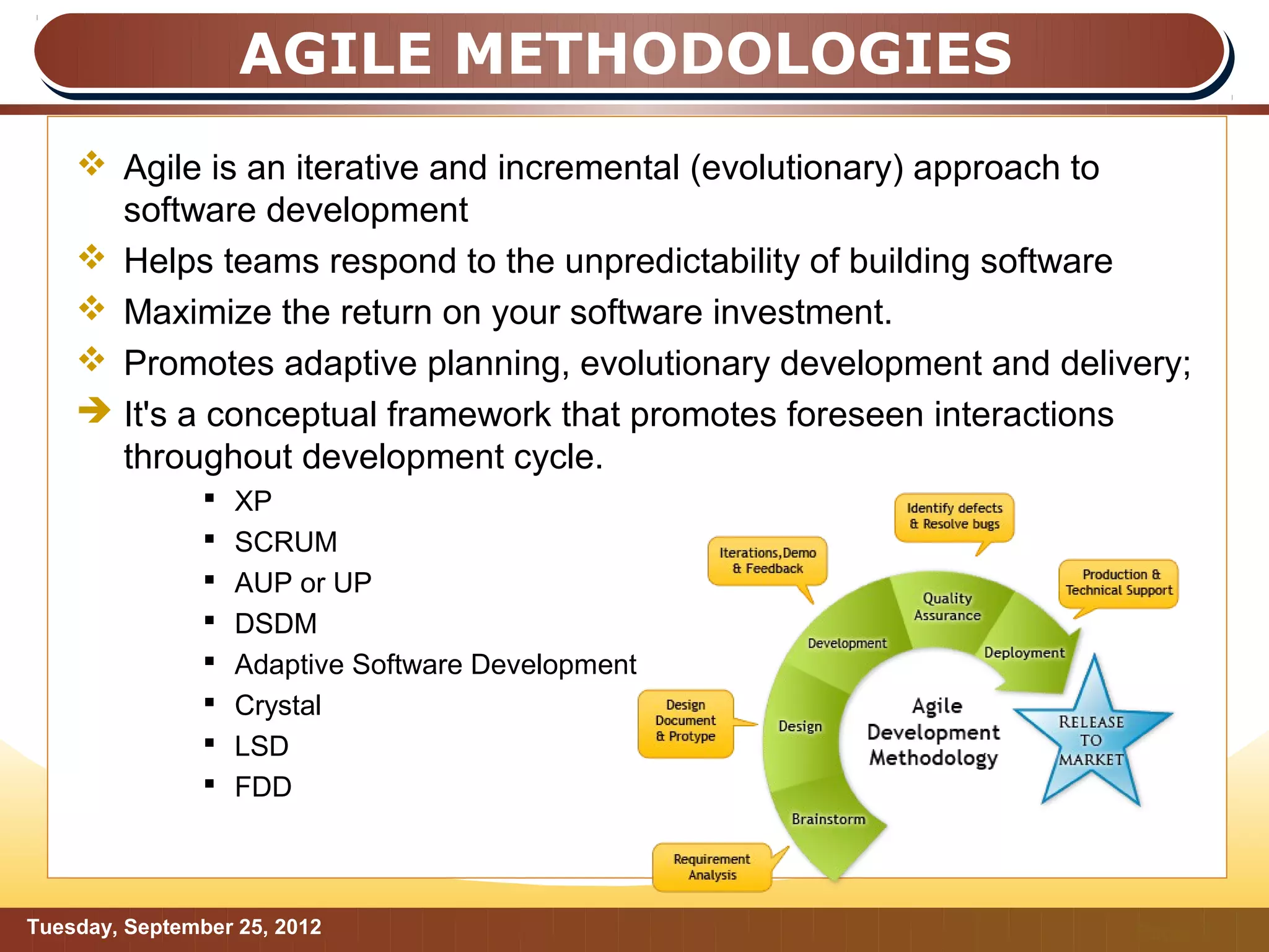 Agile Methodologies | PPT | Operating Systems | Computer Software and Applications
