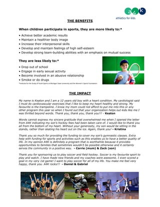 2012 A4K Information Package | PDF