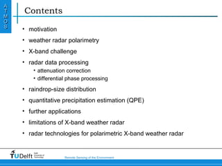Advances in polarimetric X-band weather radar | PPT