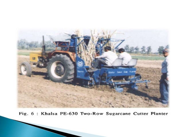 Evaluation, refinement and development of tractor operated sugarcane cutter planters | PPTX ...