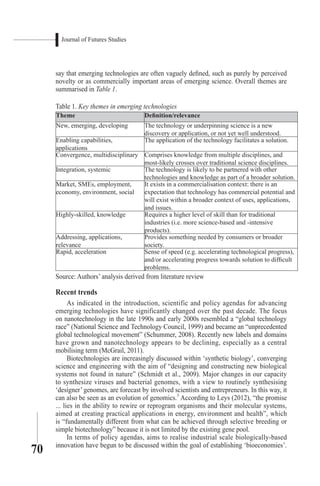 The Complex Futures of Emerging Technologies: Challenges and ...