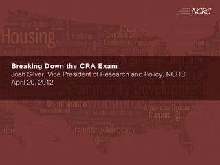Josh Silver | CRA Exam Breakdown | PPT