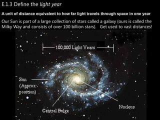 E1 Introduction to the Universe | PPTX